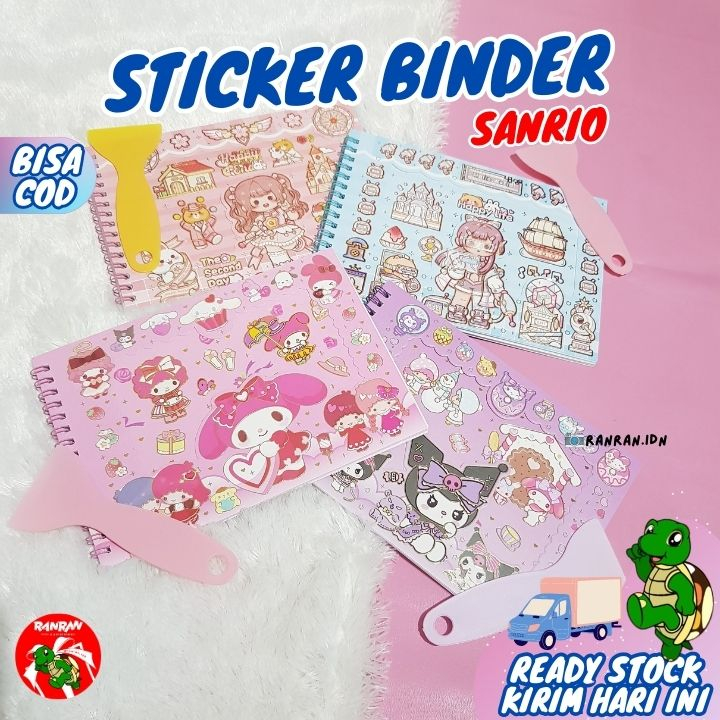 Jual BINDER BOOK SANRIO BUKU + STICKER RING BINDER BOOK / BUKU ...