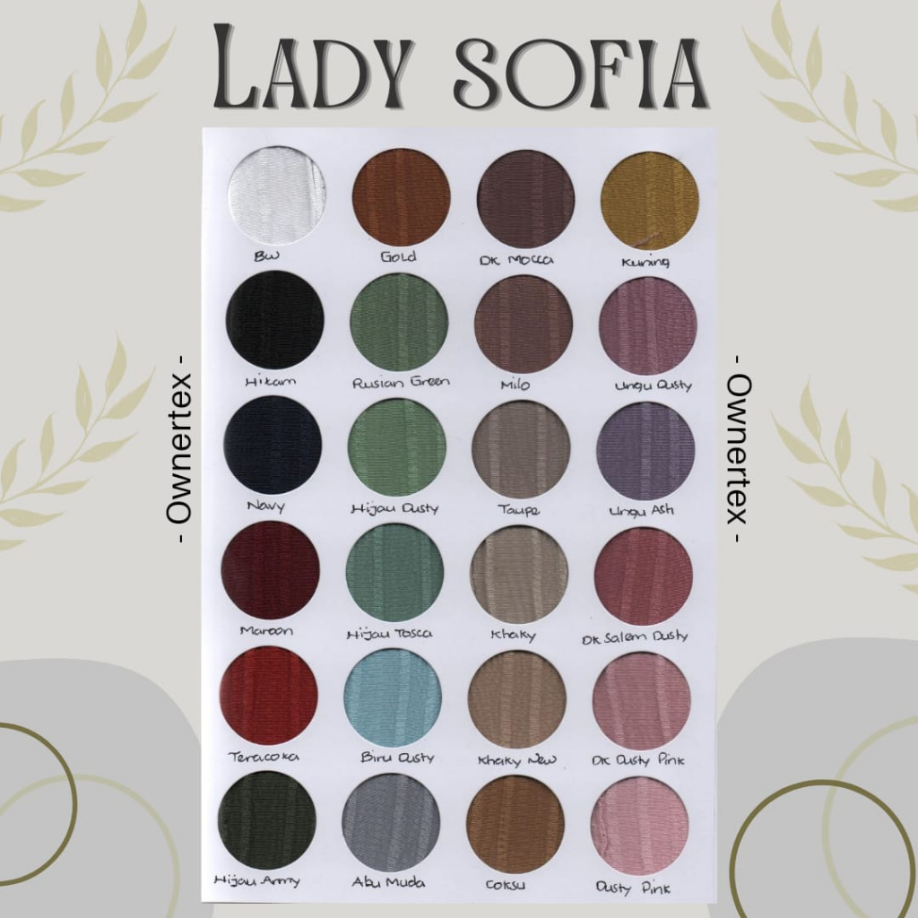 Jual OWNERTEX - Kain Meteran LADY SOFIA / ELORA Premium (per 0.5 Meter ...