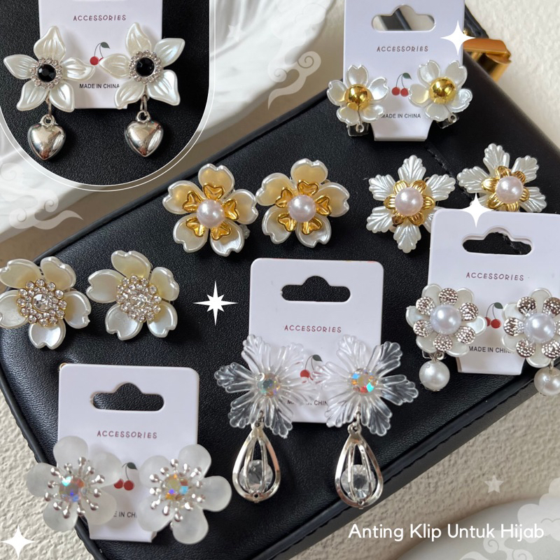 Jual Anting Klip Hijab / Anting Jepit Hijab by Irs Jewelry | Shopee ...