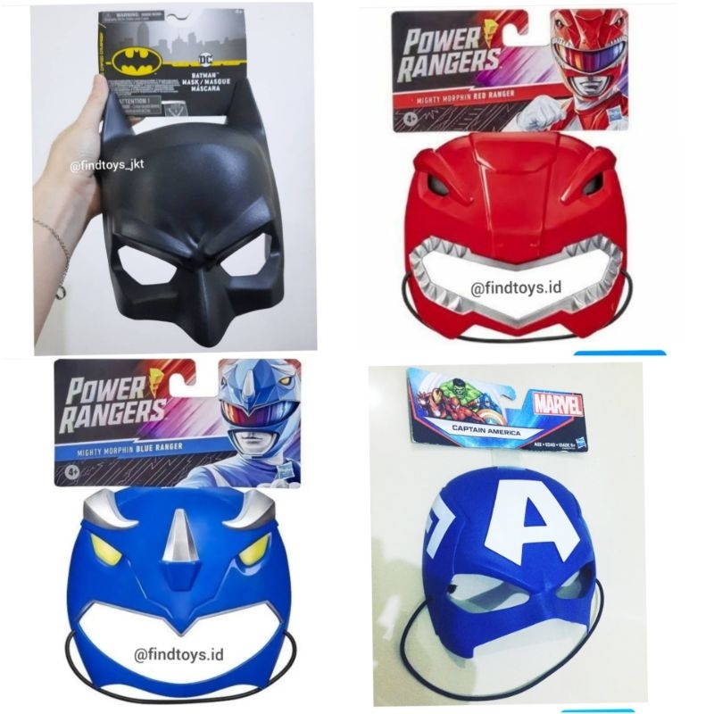 Jual topeng superhero mask Batman Power Rangers Captain America ...