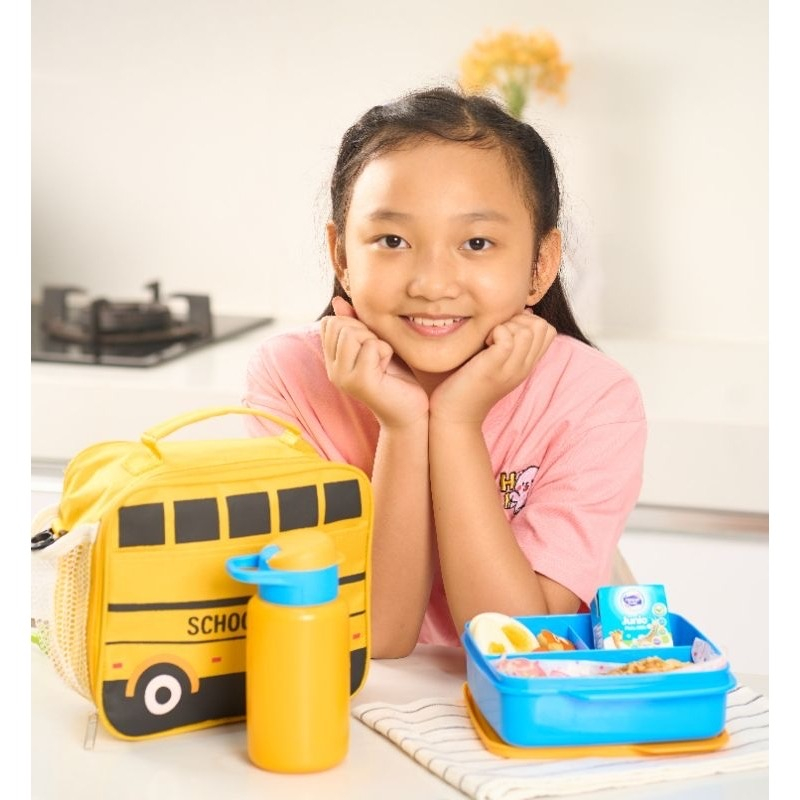 Jual LUNCHBOX BUS SEKOLAH PREMIUM / LUNCH BAG SCHOOL BUS / KOTAK MAKAN BEKAL SET TAS | Shopee ...