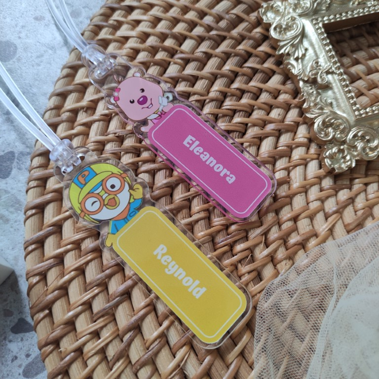 Jual LUGGAGE TAG PORORO / GANTUNGAN KOPER / GANTUNGAN TAS NAMA / BAG ...