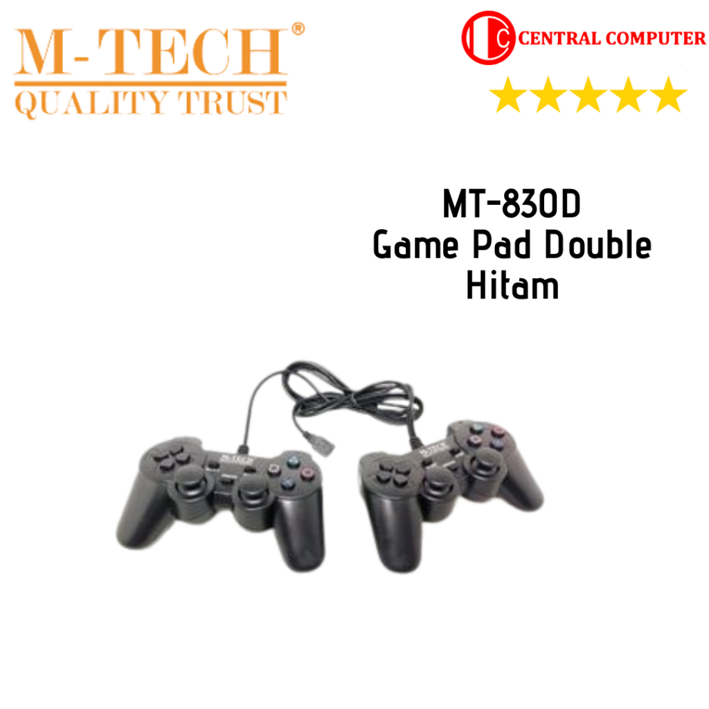 Jual M-Tech MT-830D ORIGINAL Gamepad Usb Doble Getar Controller ...