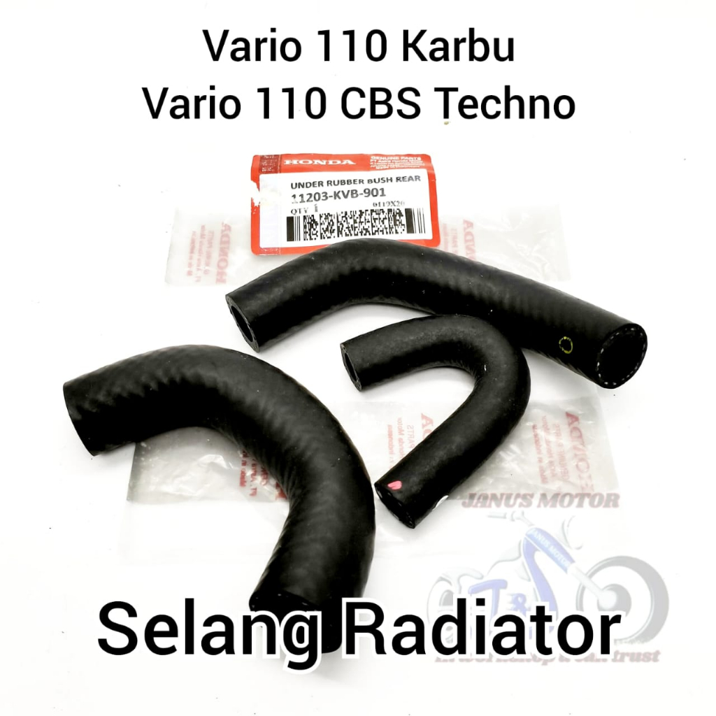 Jual Selang Radiator Vario 110 karbu CBS Techno Honda KVB Kualitas ...