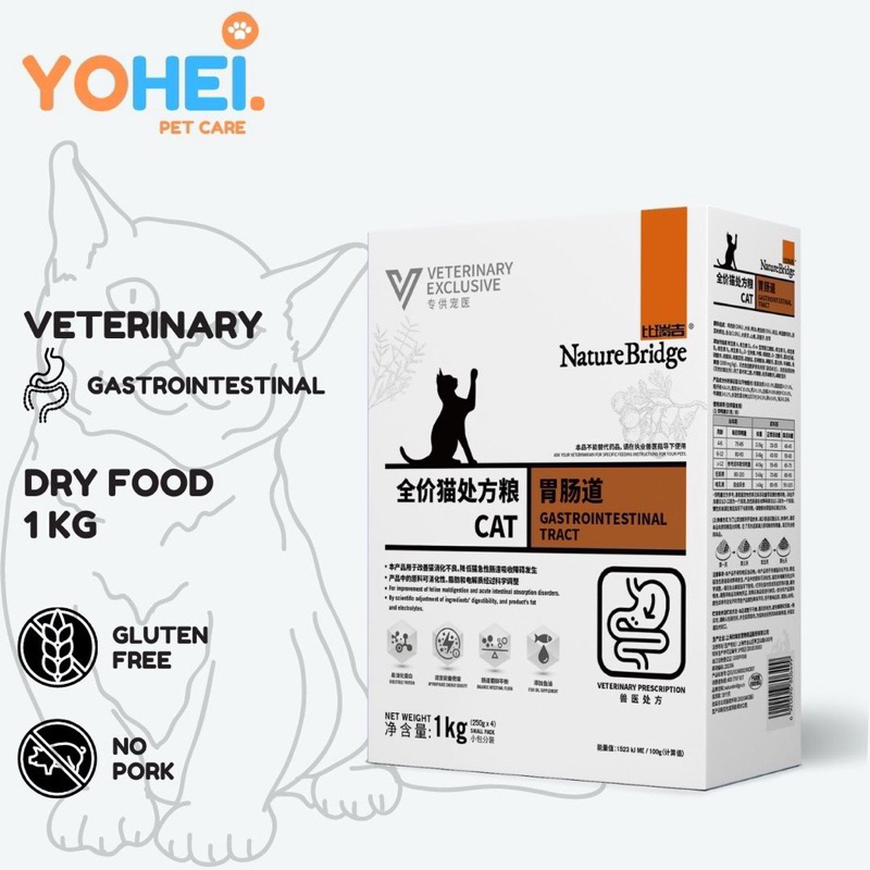 Jual Nature Bridge Gastrointestinal Cat 190gr | Shopee Indonesia