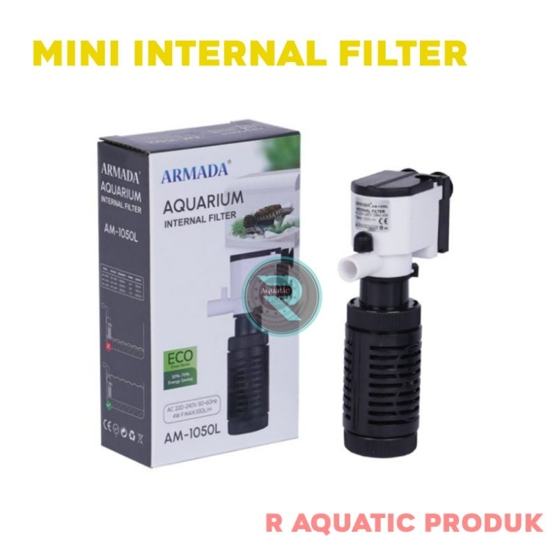 Jual mini filter internal aquarium aquascape armada am 1050 | Shopee ...