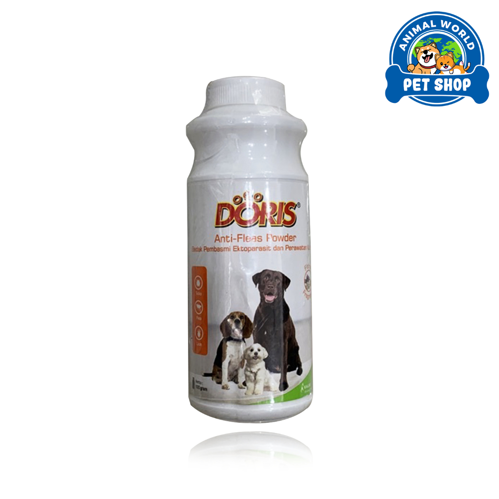 Jual Bedak Kutu Anjing DORIS Anti Fleas Powder 100g | Shopee Indonesia