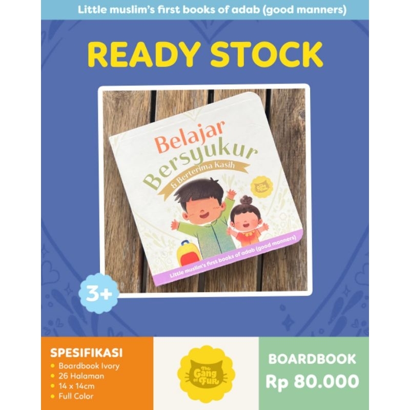 Jual Buku Anak Belajar Bersyukur Dan Berterima Kasih - Serial Little ...