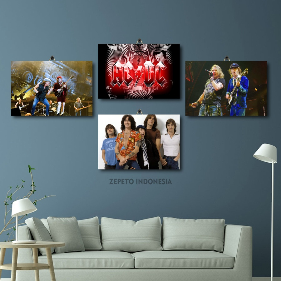 Jual DEKORASI RUANG BON SCOTT BAND AC DC 20X30 / ZEPETO INDONESIA ...