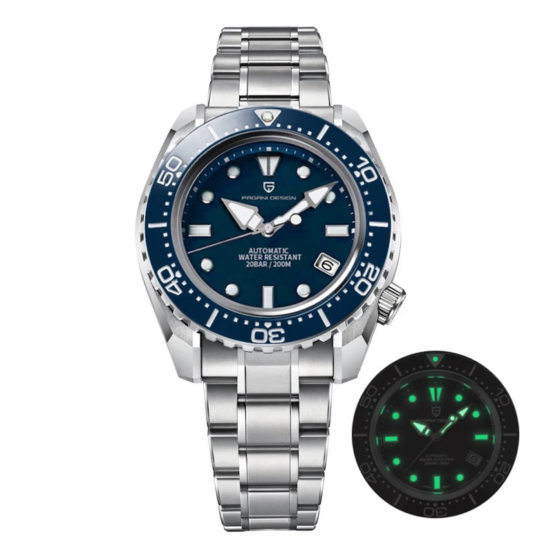 Jual Pagani Design PD 1680 Pro Samurai Deep Ocean Automatic Diver Watch ...