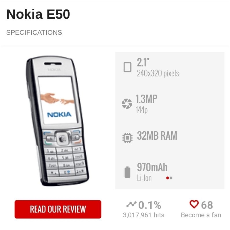 Jual NOKIA E50 HP JADUL HP LEGENDARIS HP NOSTALGIA 100% ORIGINAL | Shopee Indonesia