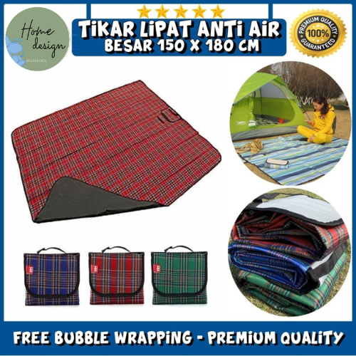 Jual Matras Tikar Lipat Besar Anti Air Tiker Piknik 150 x 180 cm ...