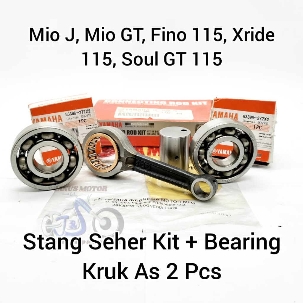 Jual Stang Seher Kit Bearing Kruk AS 2 pcs kiri kanan Mio J Fino 115 Soul GT Xride Ori asli ...