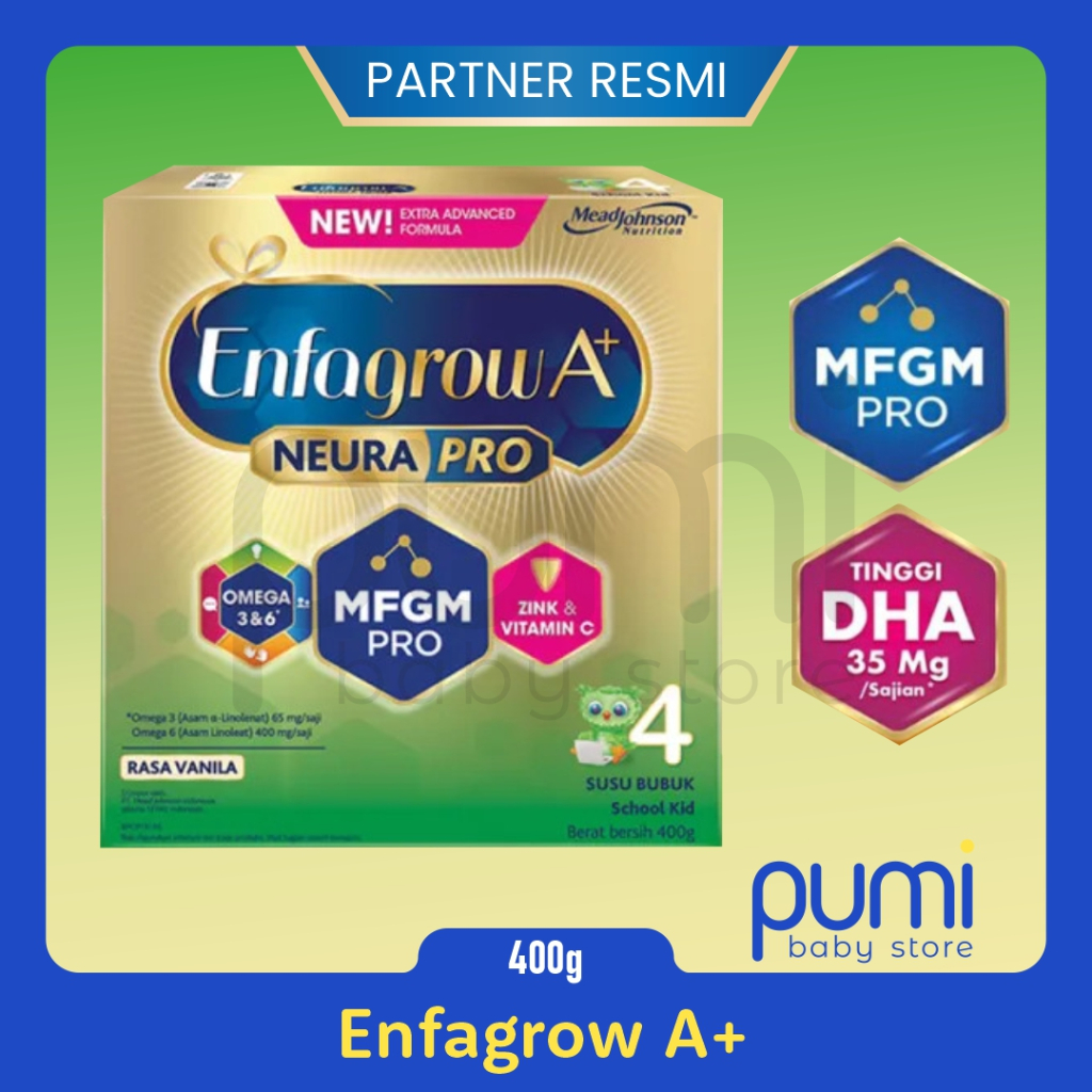 Jual Enfagrow A+ 4 400gr Susu Bubuk Formula Anak 3 - 12 Tahun Rasa ...