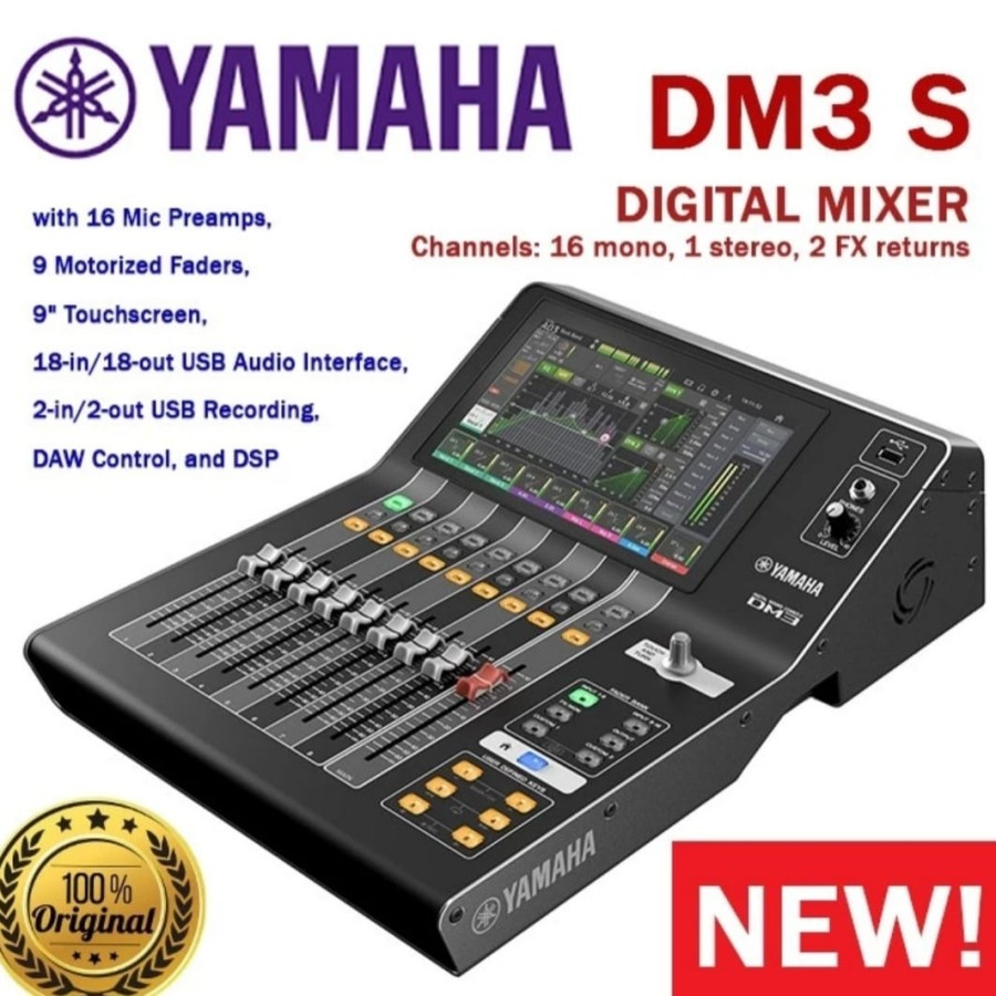 Jual MIXER DIGITAL YAMAHA DM3 S, DIGITAL MIXER YAMAHA DM3 S, ORIGINAL ...