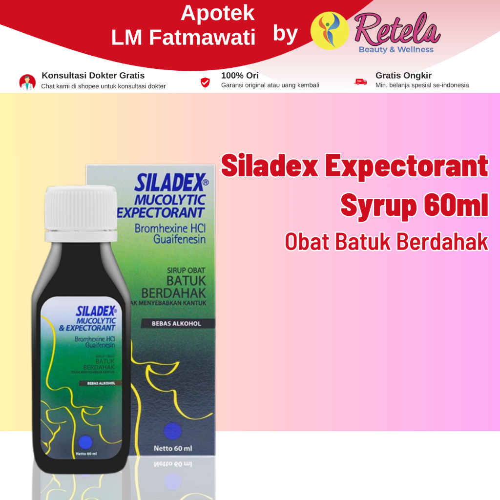 Jual SILADEX EXPECTORANT 60ML | Shopee Indonesia