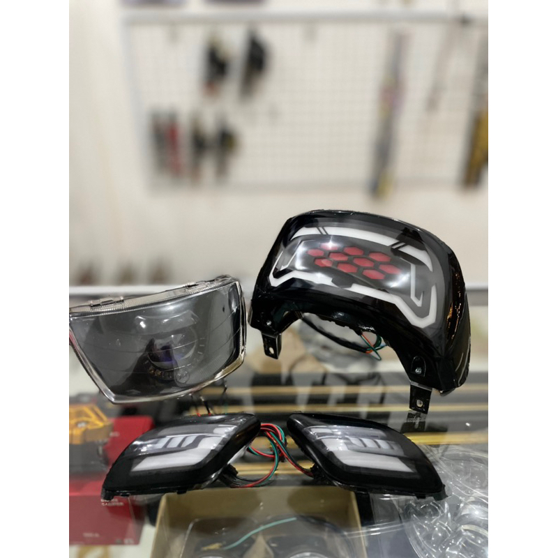 Jual Paket Custom Lampu Depan Fiz R Biled Set Sein Custom Set Stoplamp
