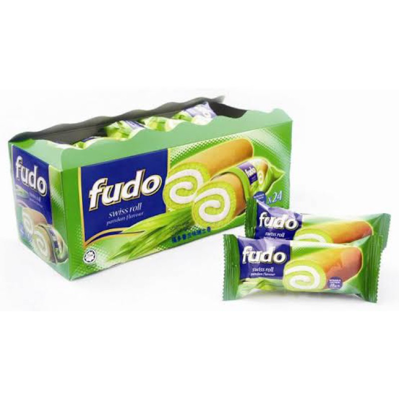 Jual Fudo Layer Cake With Cream Flavour Isi 24 Fudo Swiss Roll With ...