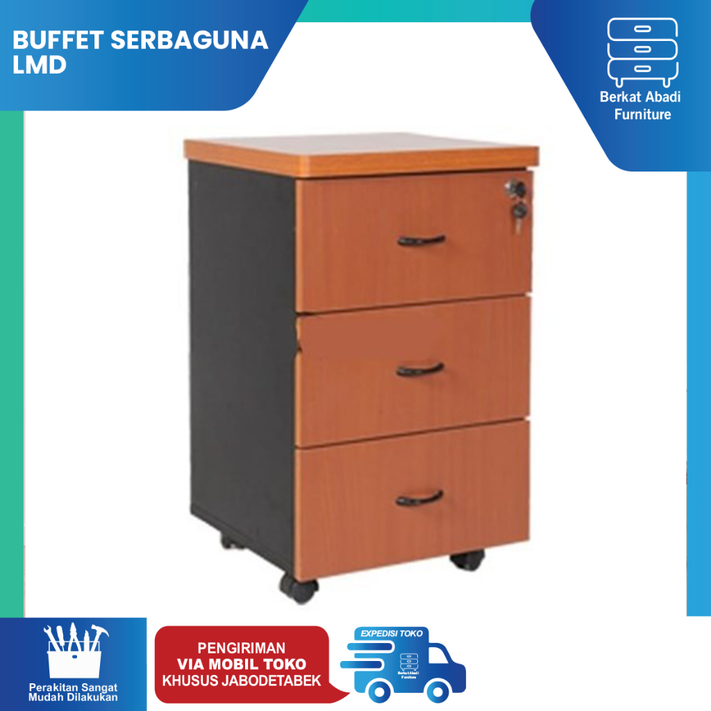 Jual Laci Kantor Dorong Rak Arsip File Berkas Office Filling Cabinet ...