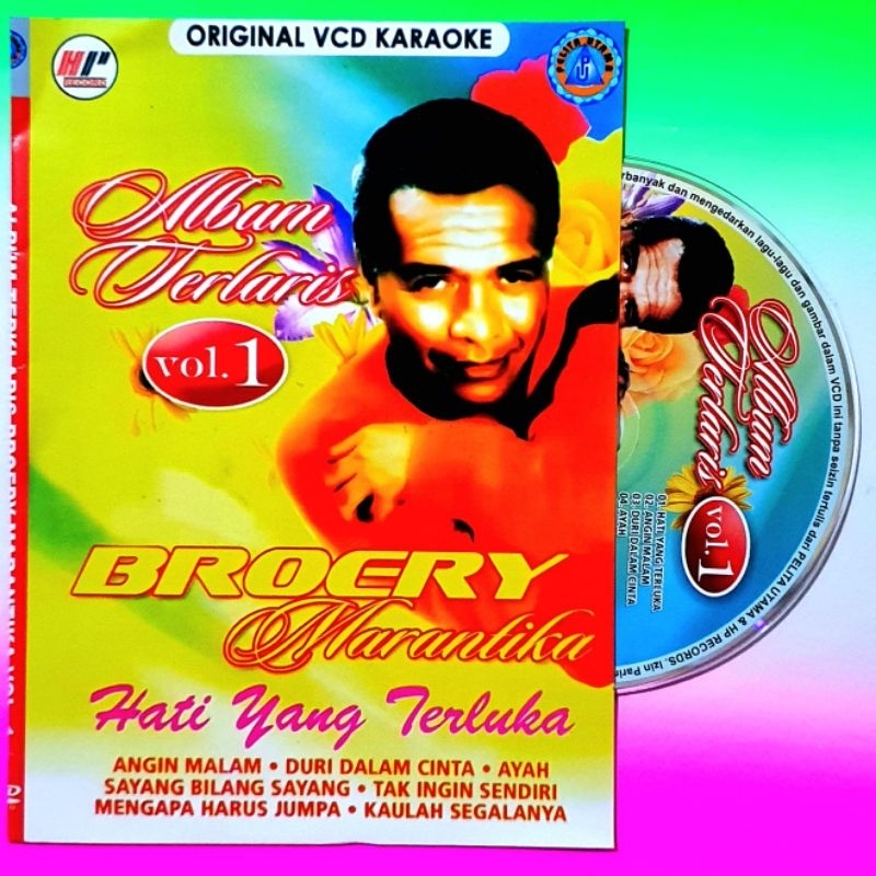 Jual KASET MUSIK VIDEO ORIGINAL LAGU KARAOKE BROERY MARANTIKA VOCAL ON OF AKTIF-LAGU TEMBANG ...