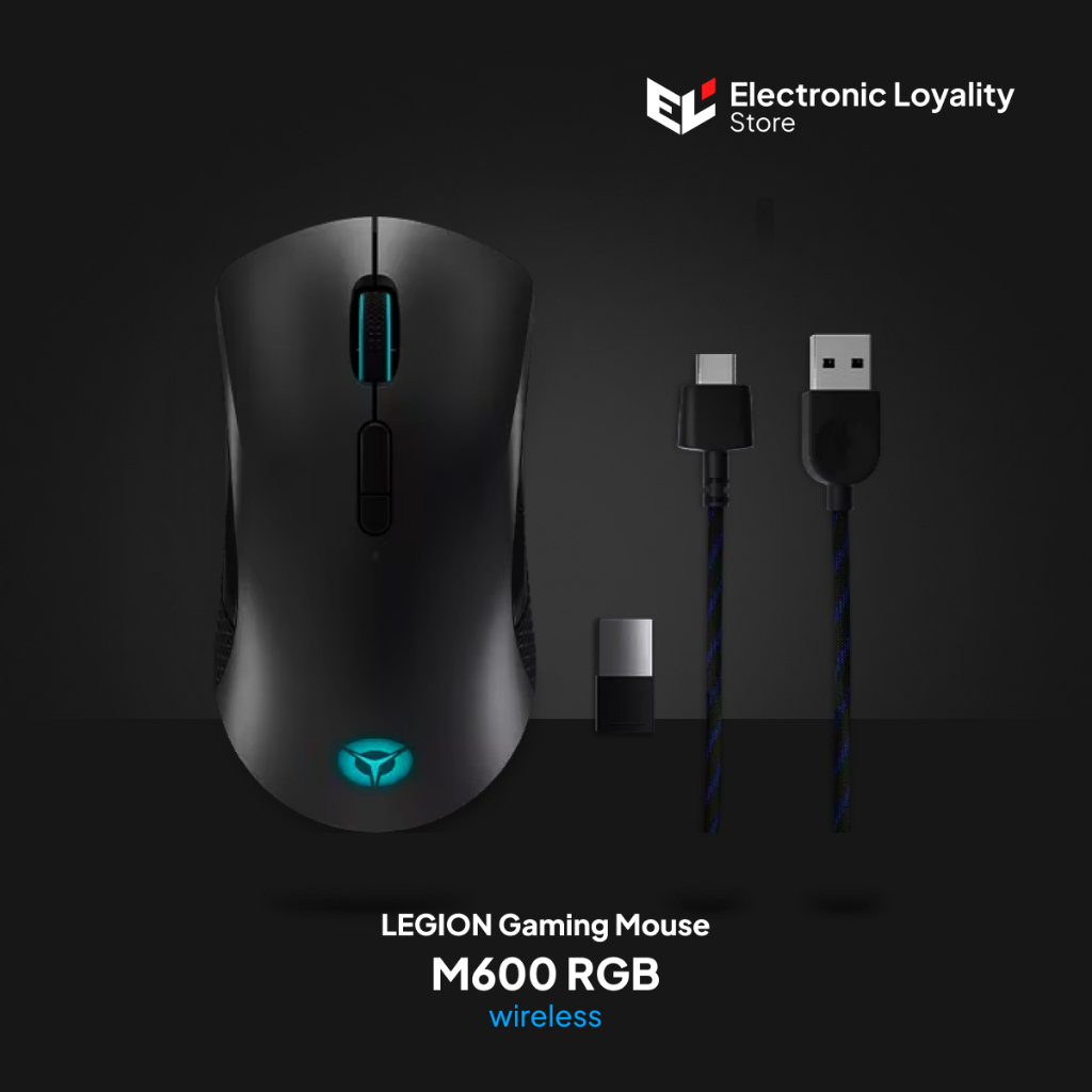 Jual Mouse Gaming Wireless Lenovo Legion M600 16000 DPI 16.8 Juta Warna ...