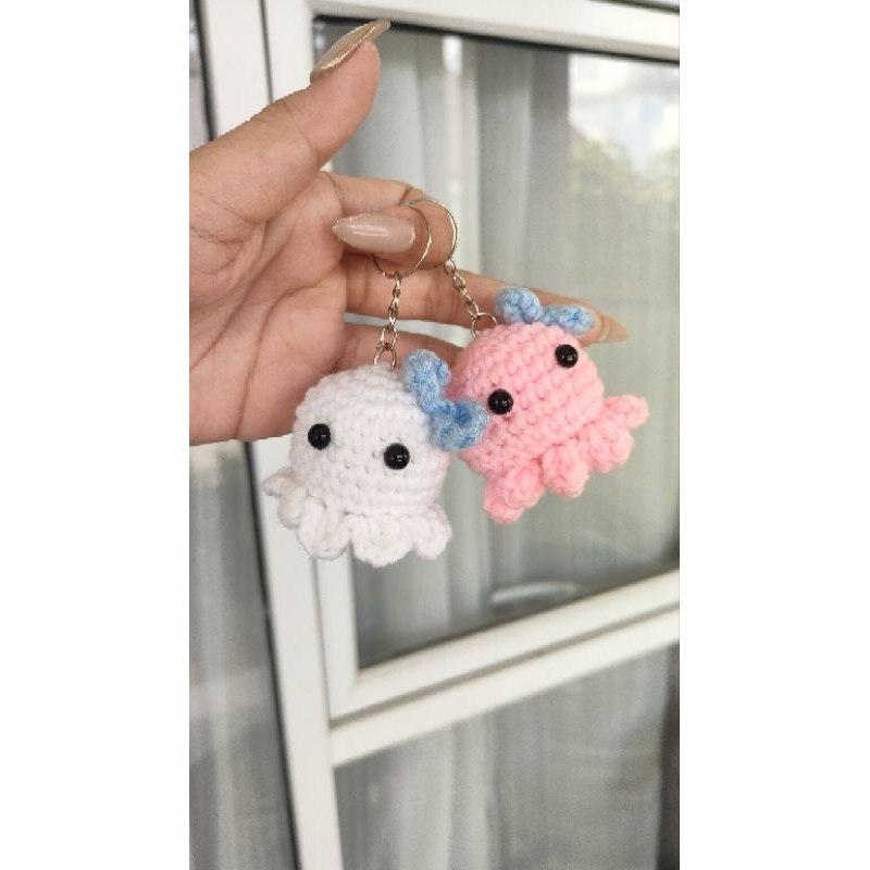 Jual Amigurumi Mini Octopus Keychain | Shopee Indonesia