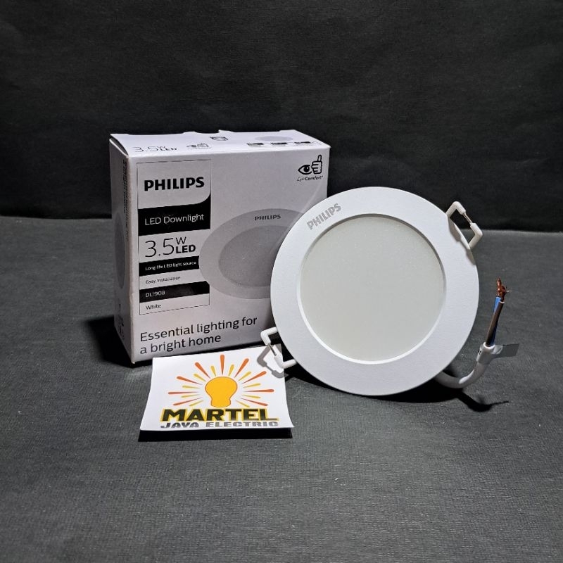 Jual Lampu downlight philips eridani led 3,5 watt putih ( 6500k ) DL190B | Shopee Indonesia