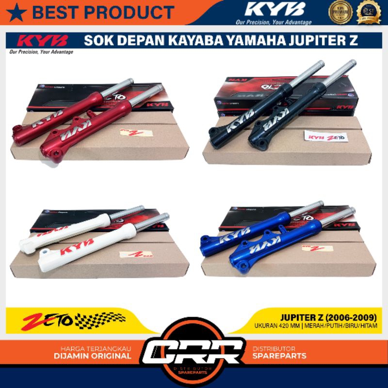 Jual Shockbreaker Depan Fork KYB Zeto Jupiter Z Z1 F1ZR Vega R Vega ZR Jupiter MX Beat Vario ...