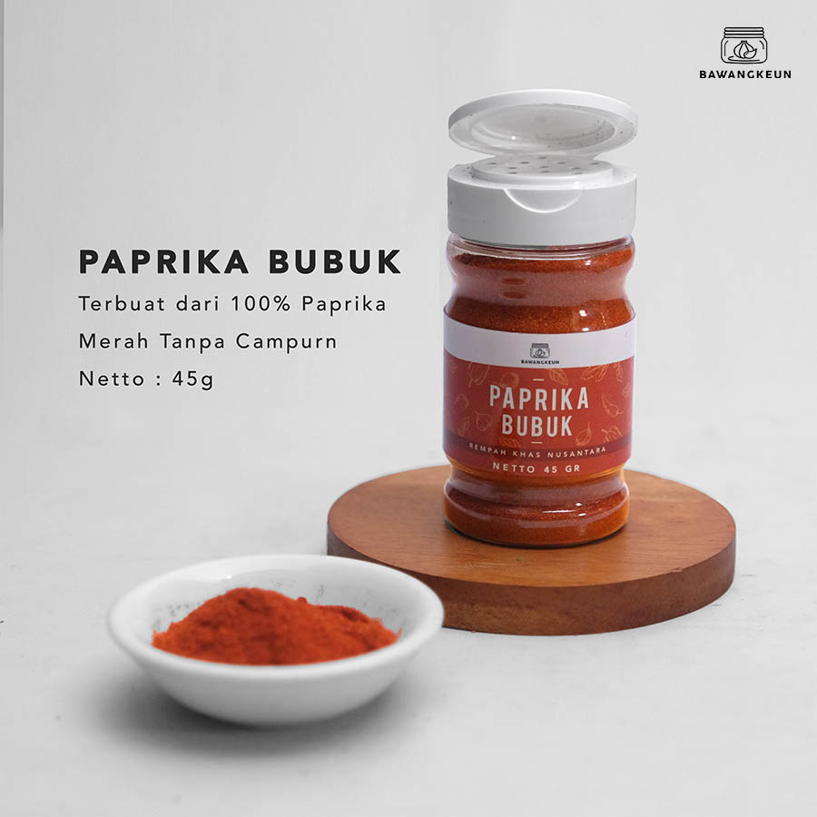 Jual Paprika Bubuk 45gr by Bawangkeun Paprika Powder Bumbu Masak Rempah ...