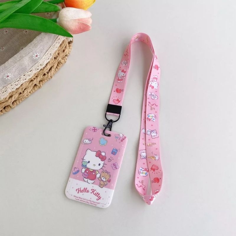 Jual READY sanrio lanyard id card kartu tali gantungan name tag ...