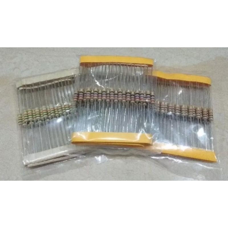 Jual Resistor 1/2 watt Carbon Taiwan berbagai nilai (50pcs) | Shopee Indonesia