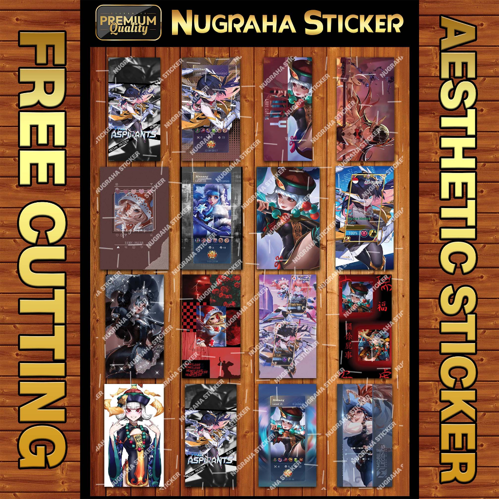 Jual (192 PCS) Sticker Ruby MLBB (Sticker Mobile Legends) | Shopee ...
