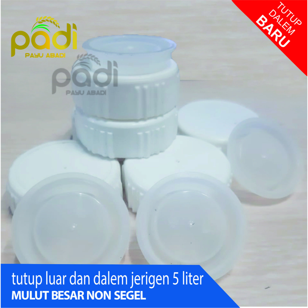 Jual Tutup Jerigen NON SEGEL 5 liter MULUT BESAR 1SET | Shopee Indonesia
