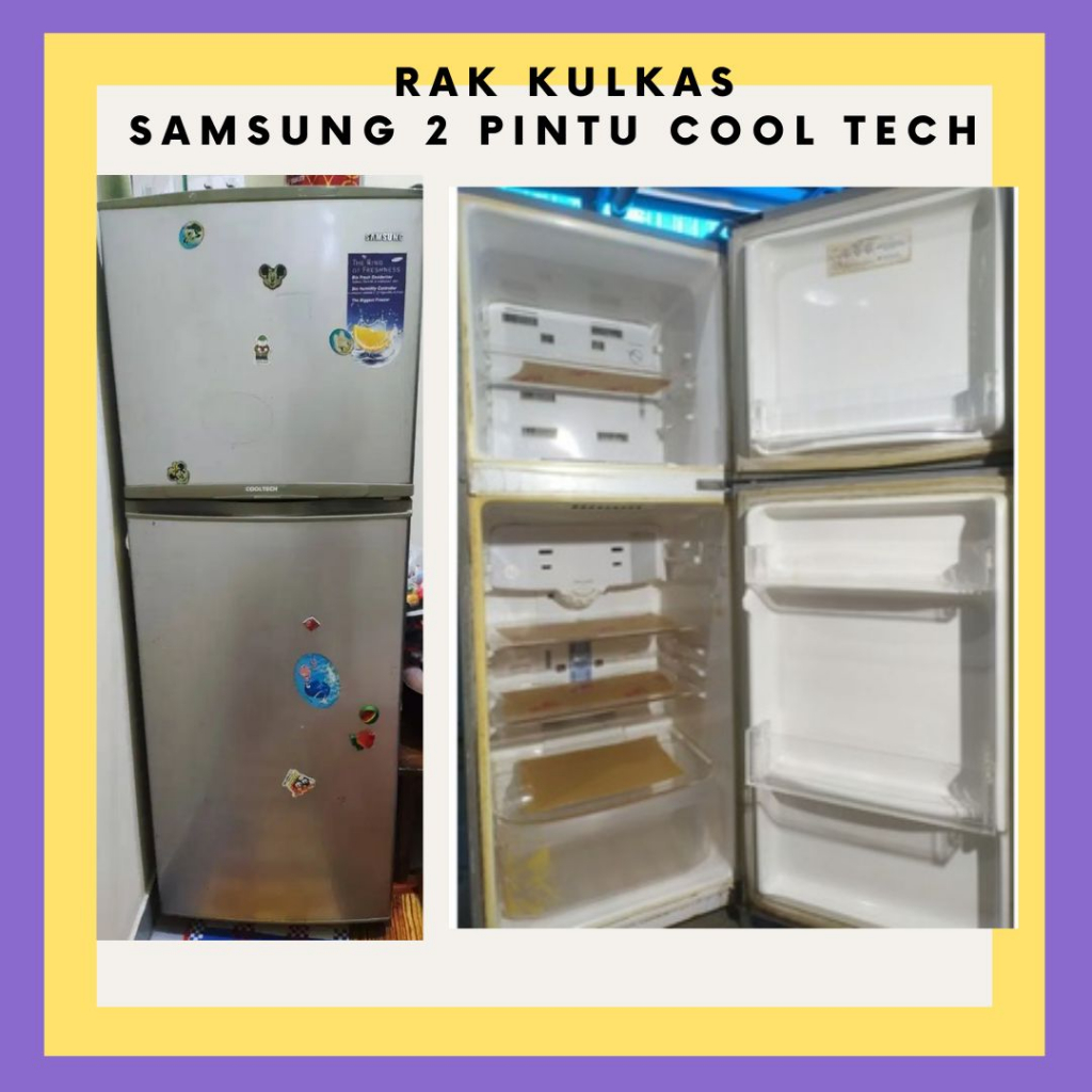 Jual SPAREPART KULKAS Rak Kulkas Lemari Es Samsung 2 Pintu COOL TECH ...