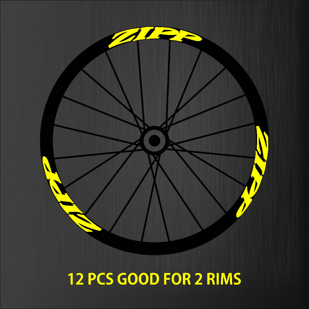 Jual Sticker Cutting Decal Rims Velg Zipp Stiker Sepeda Rims 20" 26-27 ...