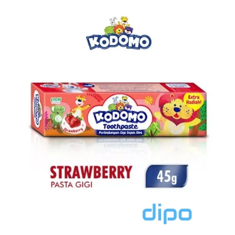 Jual (A1) Kodomo Pasta Gigi Strawberry + HADIAH 45g | Shopee Indonesia