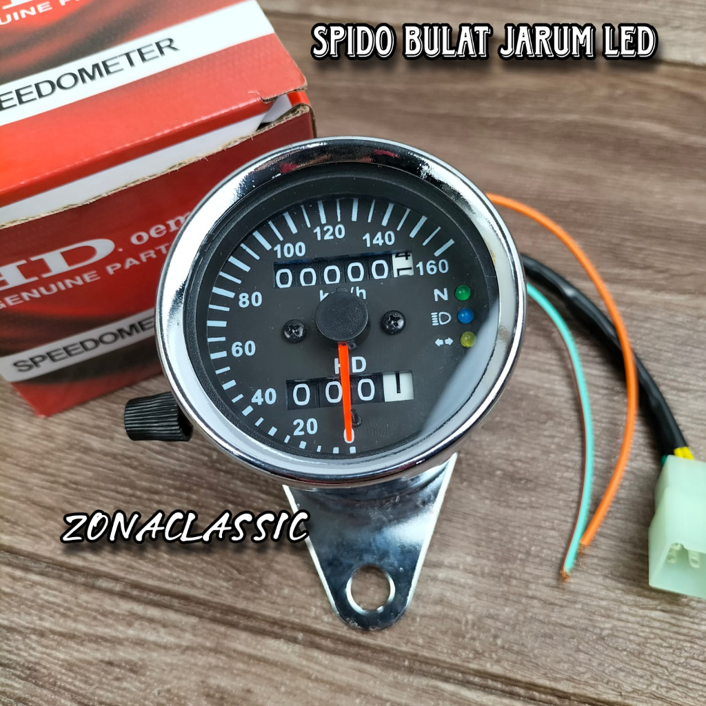 Jual SPIDO SPEEDOMETER BULAT JARUM INDIKATOR LED VIXION CB CB 150 R ...