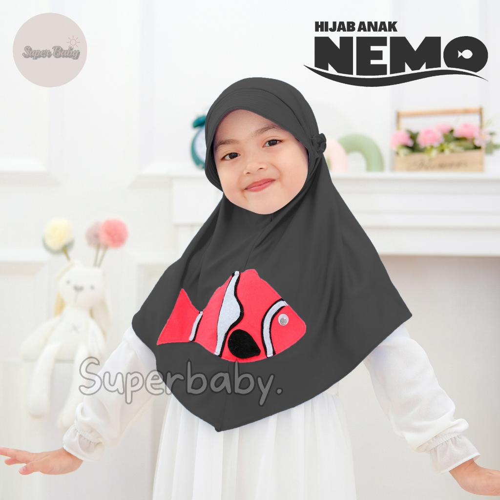 Jual TERBARU NEMO FISH HIJAB ANAK 4-7thn / HIJAB ANAK TK-SD KARAKTER ...