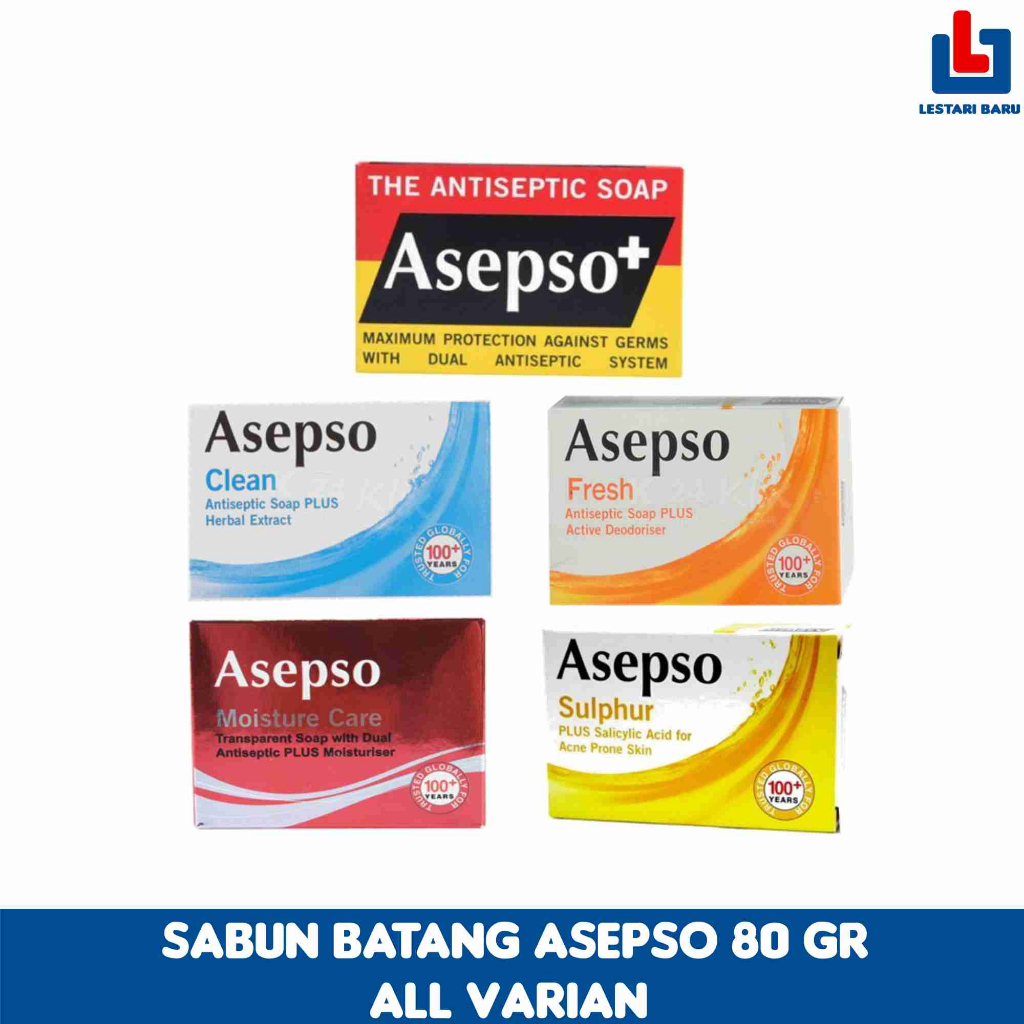 Jual Sabun Batang Asepso 80 gr All Varian | Shopee Indonesia