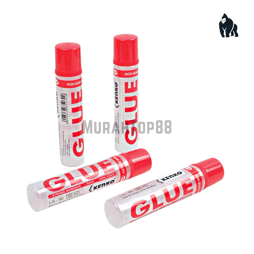 Jual Lem Cair Kenko 50 ml LG-50 / Liquid Glue Besar Tutup Merah / Lem ...
