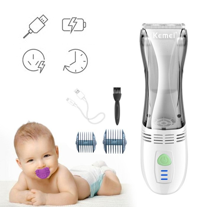 Jual Alat Cukur Rambut Bayi Kemei KM-79 Profesional Baby Clipper ...