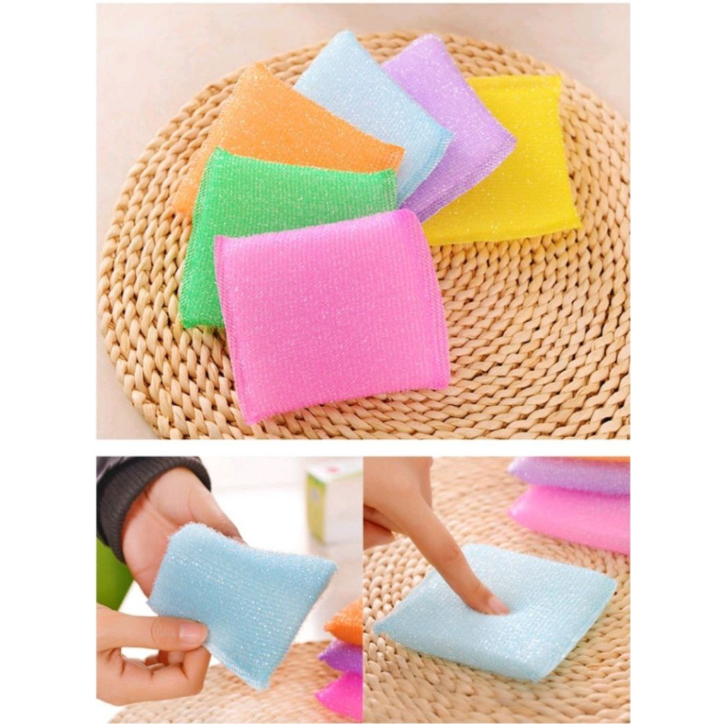 Jual Susemi Sabut Spons Reguler Hijau Kuning - Spons Cuci Piring ...