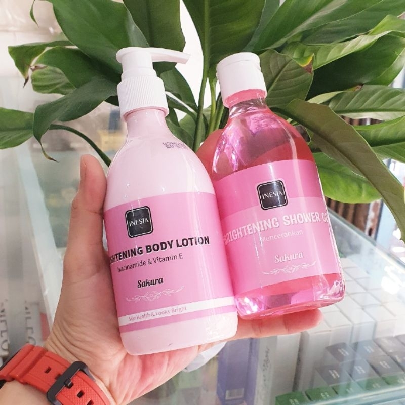 Jual (2PC) PAKET BUNDLING INESIA BODY LOTION BODY SHOWER 300GR | Shopee ...