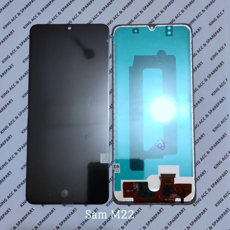 Jual LCD TOUCHSCREEN SAMSUNG GALAXY M22 BLACK ORIGINAL | Shopee Indonesia