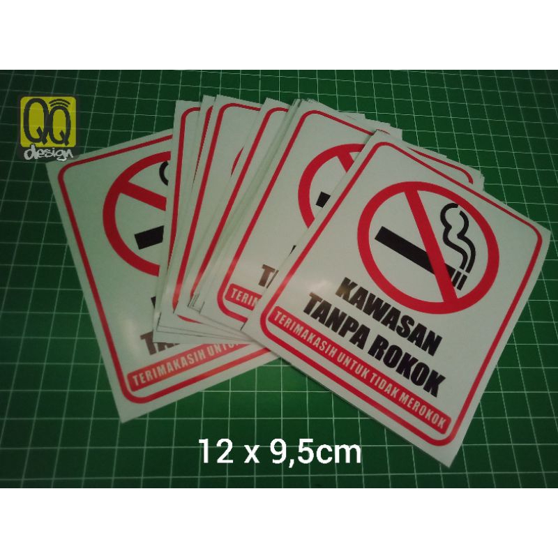 Jual STIKER PRINTING "KAWASAN TANPA ROKOK" | Shopee Indonesia