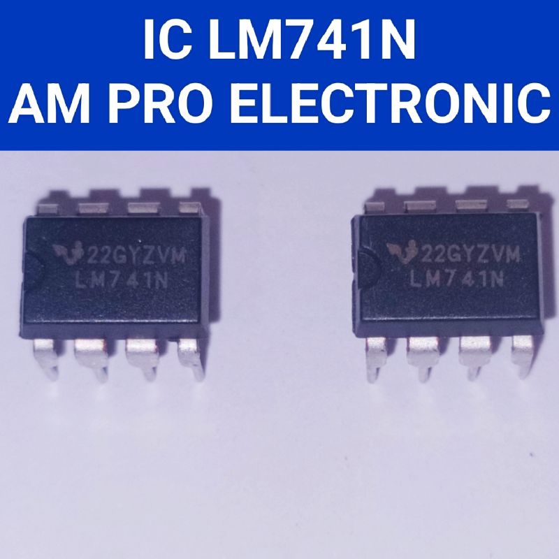 Jual IC LM741N UA741CN Single Op Amps UA 741 CN LM 741 N UA741 LM741 | Shopee Indonesia