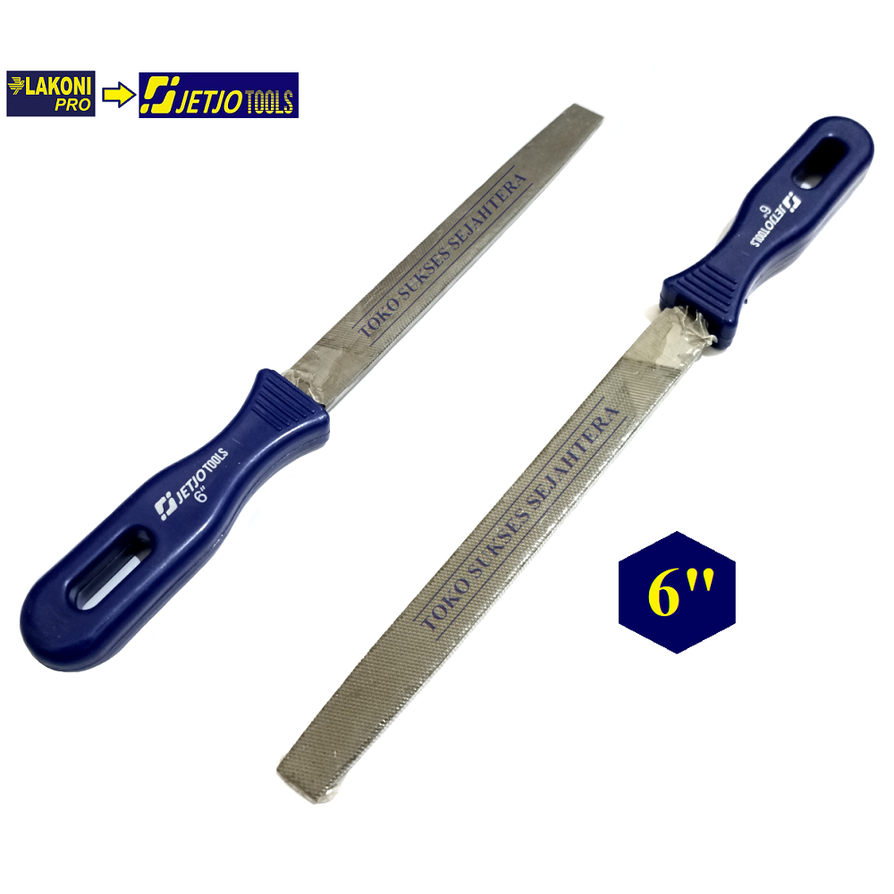 Jual JETJO TOOLS Kikir Lurus 6" 6 Inch Kasar JETJO TOOLS 101625 / Kikir ...