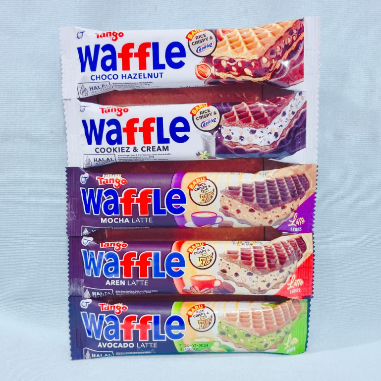 Jual Tango Waffle Choco Hazelnut / Cookiez & Cream / Mocha Latte / Aren ...