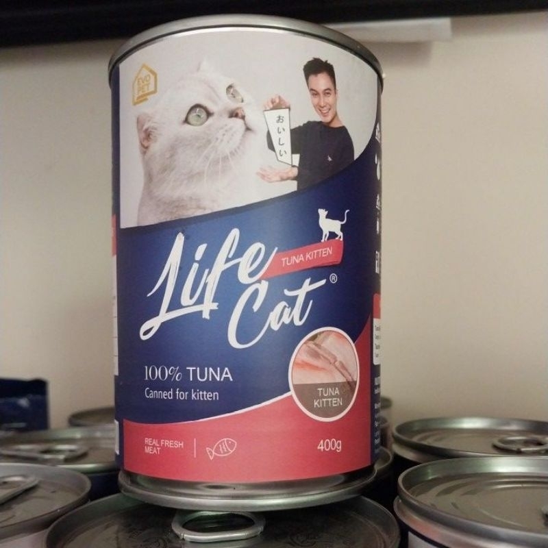 Jual Life Cat Kaleng Kitten Tuna 400gr | Shopee Indonesia