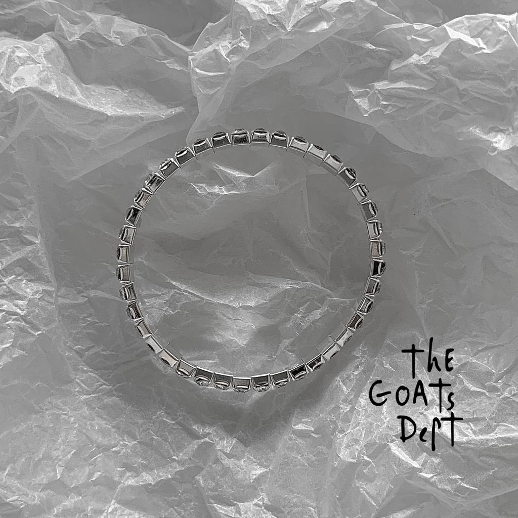Jual The Goats Dept - Silver Rhinestone Bracelet Original / tgd747 ...